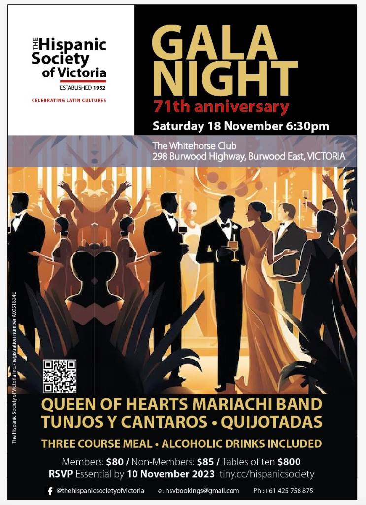 Saturday 18th NOVEMBER 2023 – Hispanic Society 71st Anniversary Gala ...